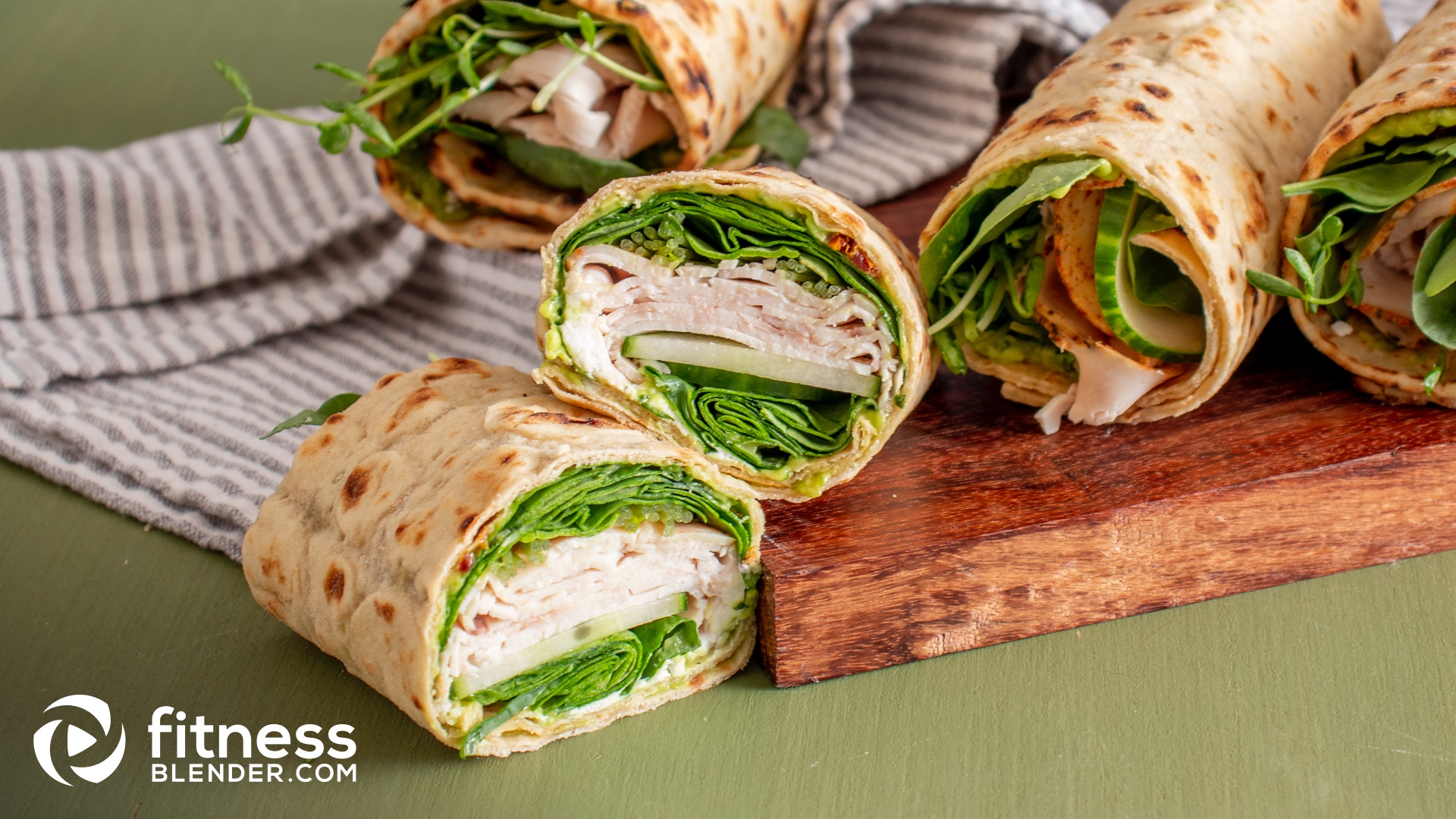 Quick and Easy California Turkey Wraps | Fitness Blender