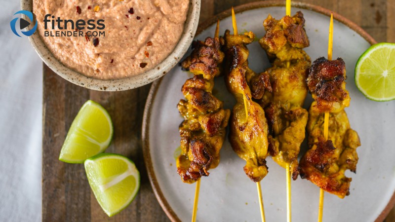 Simpler, Healthier Turmeric Chicken Satay | Fitness Blender