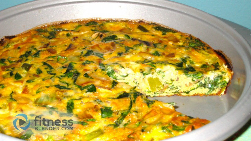 Delicious Low Fat Quiche Recipe: Crustless Quiche Recipe | Fitness Blender