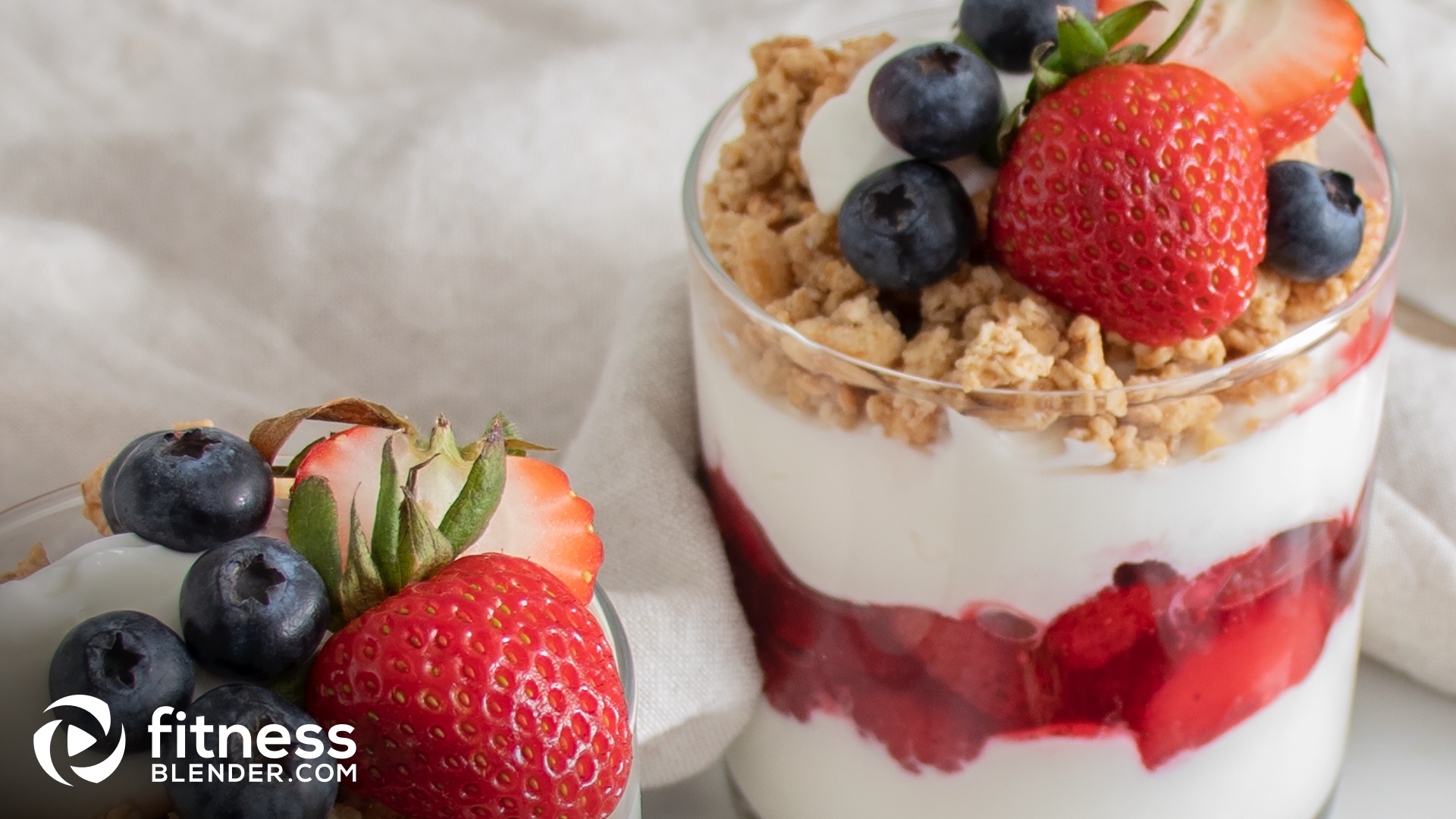 Very Berry Parfait Cups with Cinnamon Honey Crisps | Fitness Blender