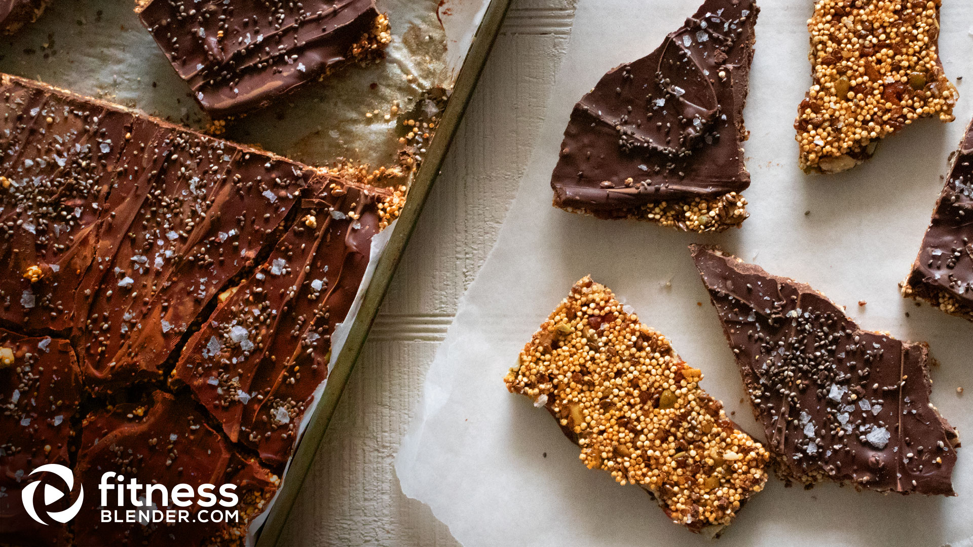 Crispy Quinoa Bark Snack | Fitness Blender