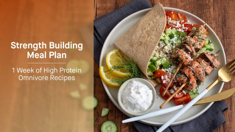 Strength Building Meal Plan 1 Week of High Protein Omnivore Recipes ...