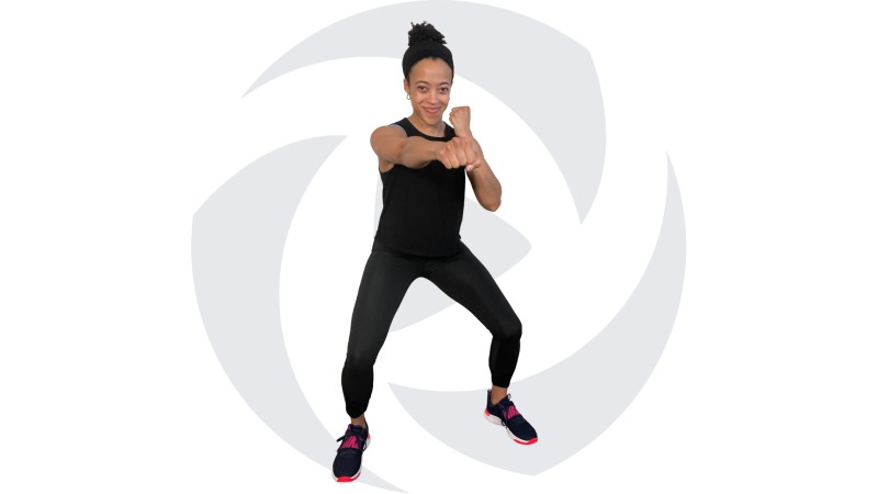 Cardio Kickboxing with Upper Body Strength With Unilateral Strength and ...