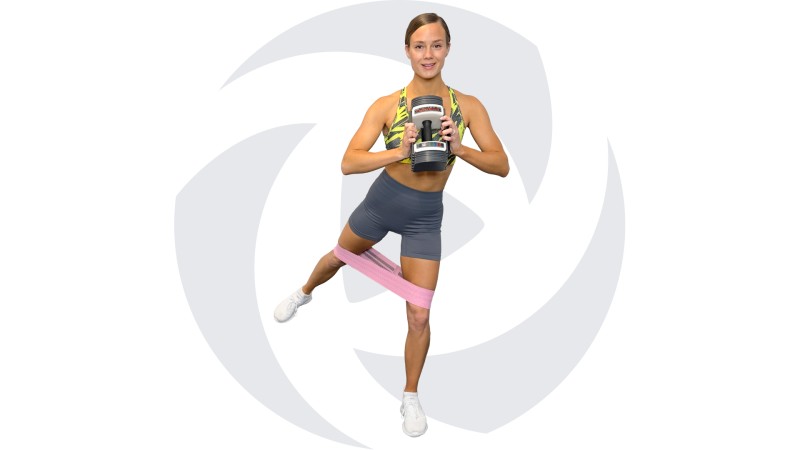 Double Resistance Legs and Glutes All Standing with Dumbbells and ...