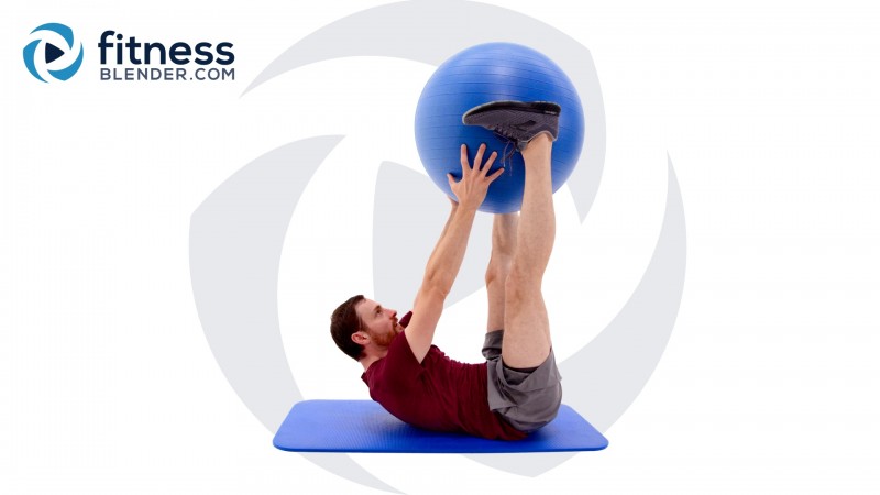 Home Physioball Abs Workout - Exercise Ball Abs Routine | Fitness Blender